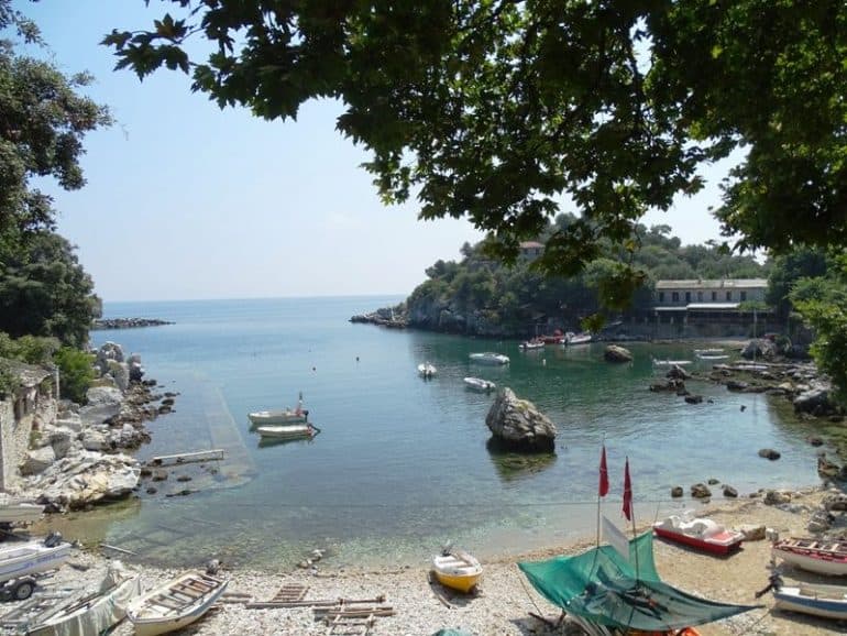 La région du Pélion,Grèce:les villages de Tsagarada, Mouresi, Kissos ...