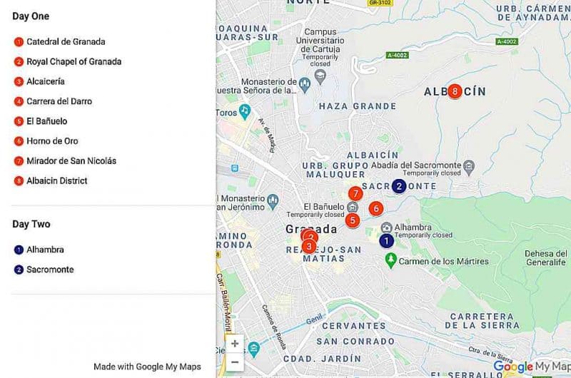 2 Days in Granada, an Itinerary for First-Timers - Travel Passionate