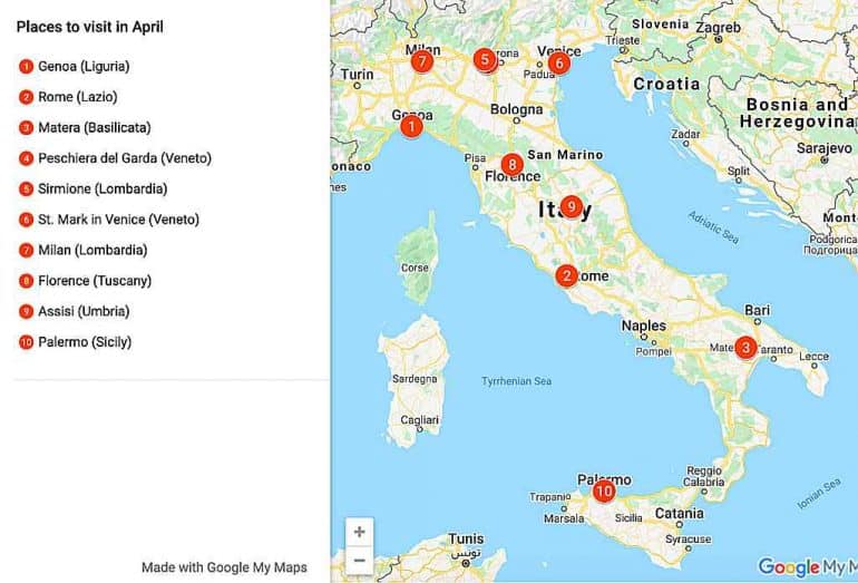 Best Places to visit in Italy in April - Travel Passionate