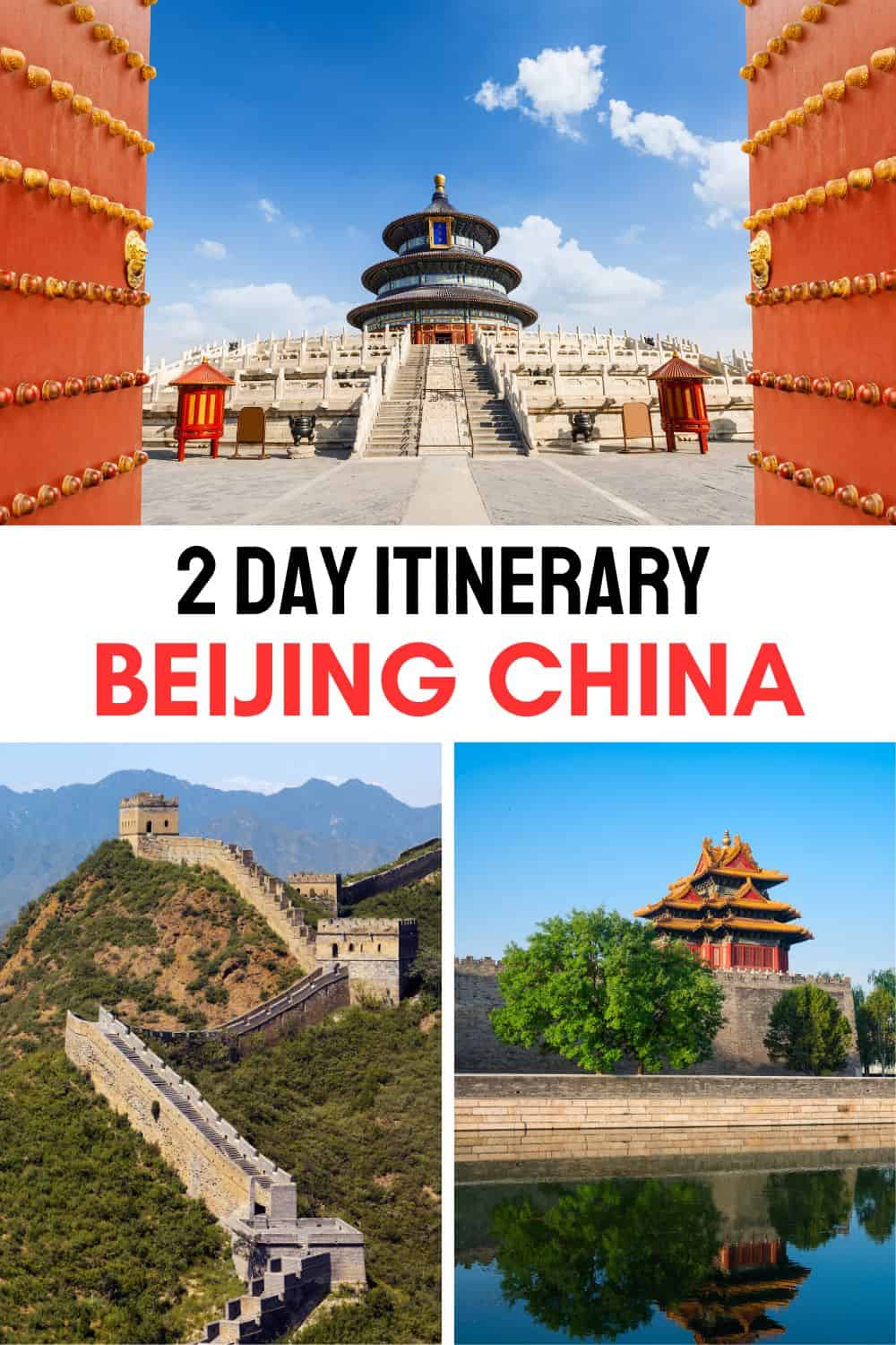 Two Days in Beijing, a Detailed Itinerary